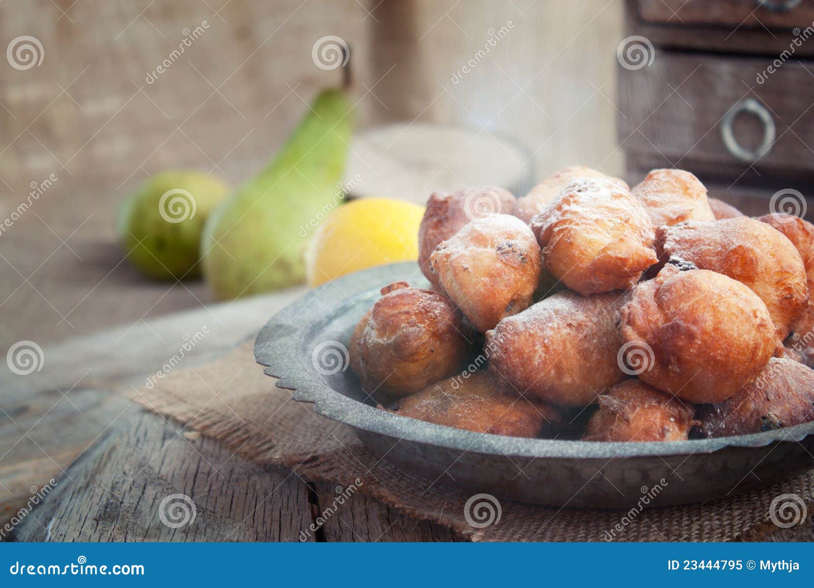 Deep fried fritters donuts stock image. Image of doughnut - 23444795