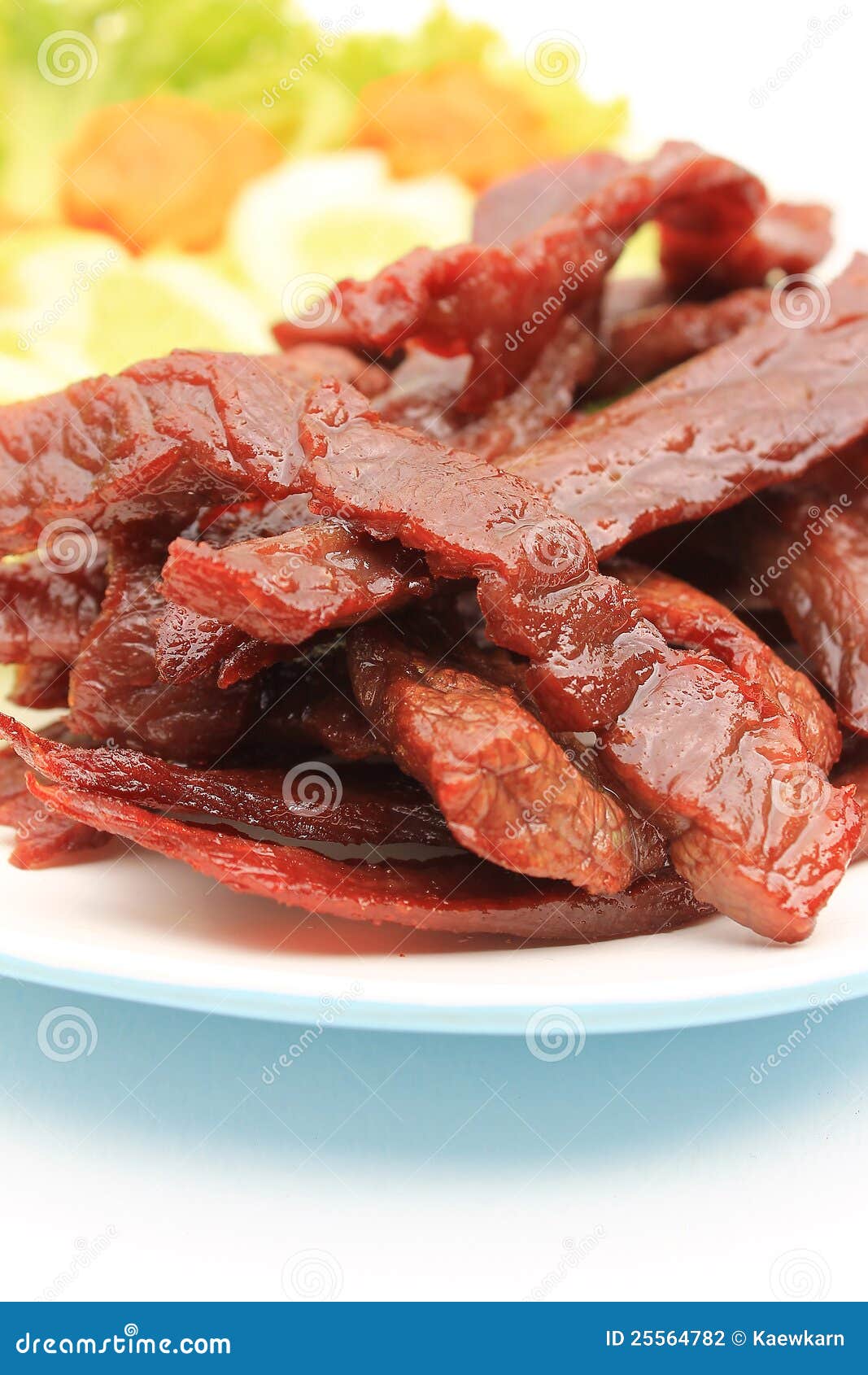Deep Fried Marinated Beef stock photo. Image of dinner - 25564782
