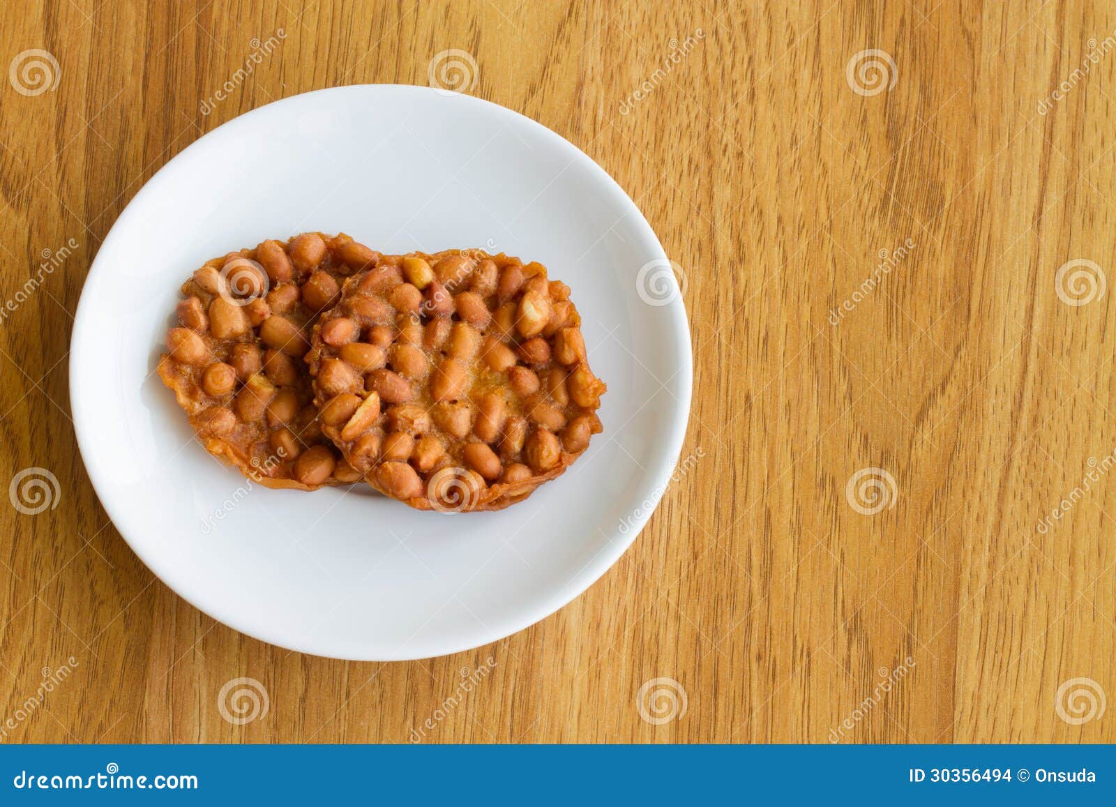 Deep fried nut stock photo. Image of snack, isolated - 30356494