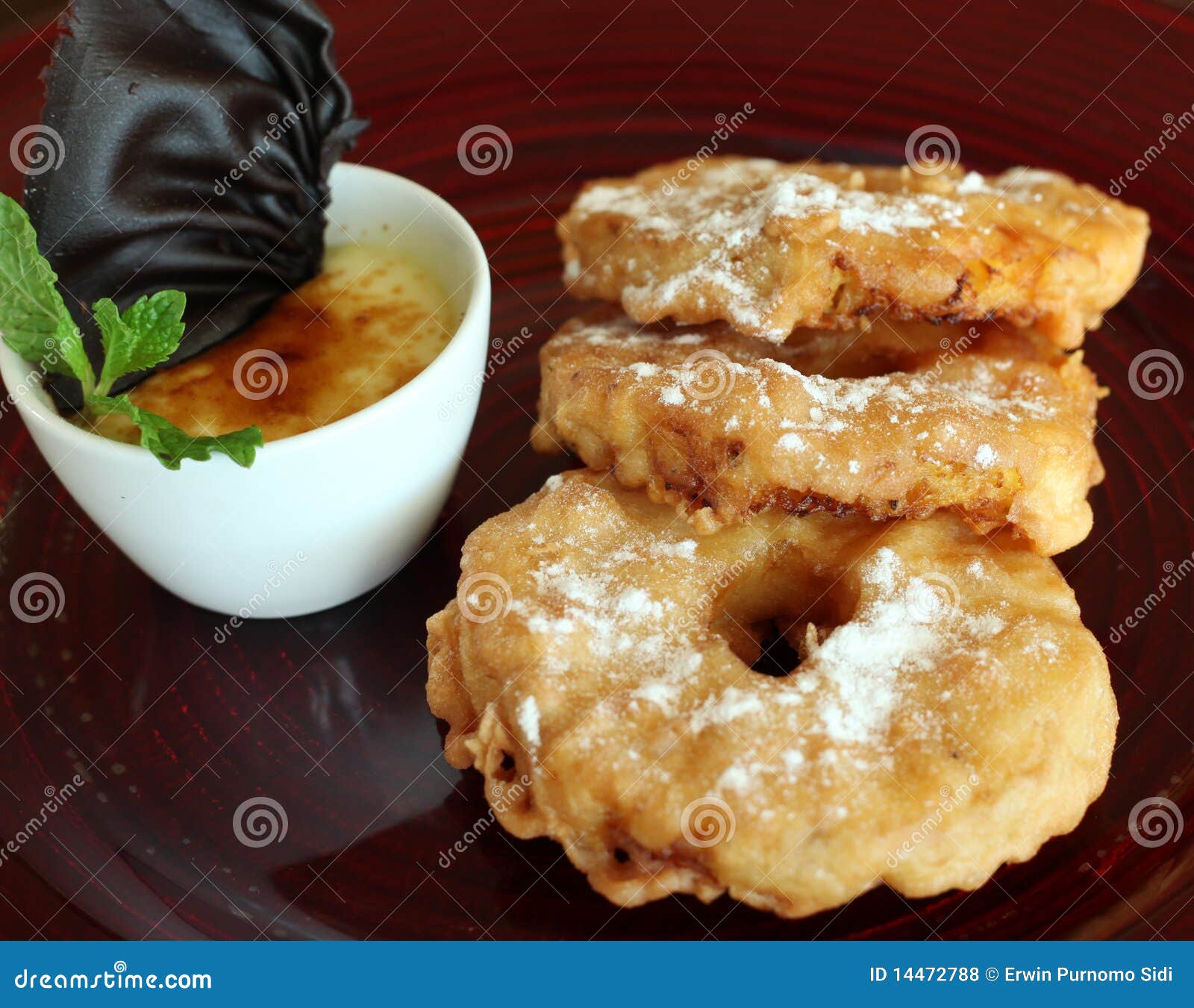 Deep fried pineapple stock photo. Image of prepare, pineapple - 14472788