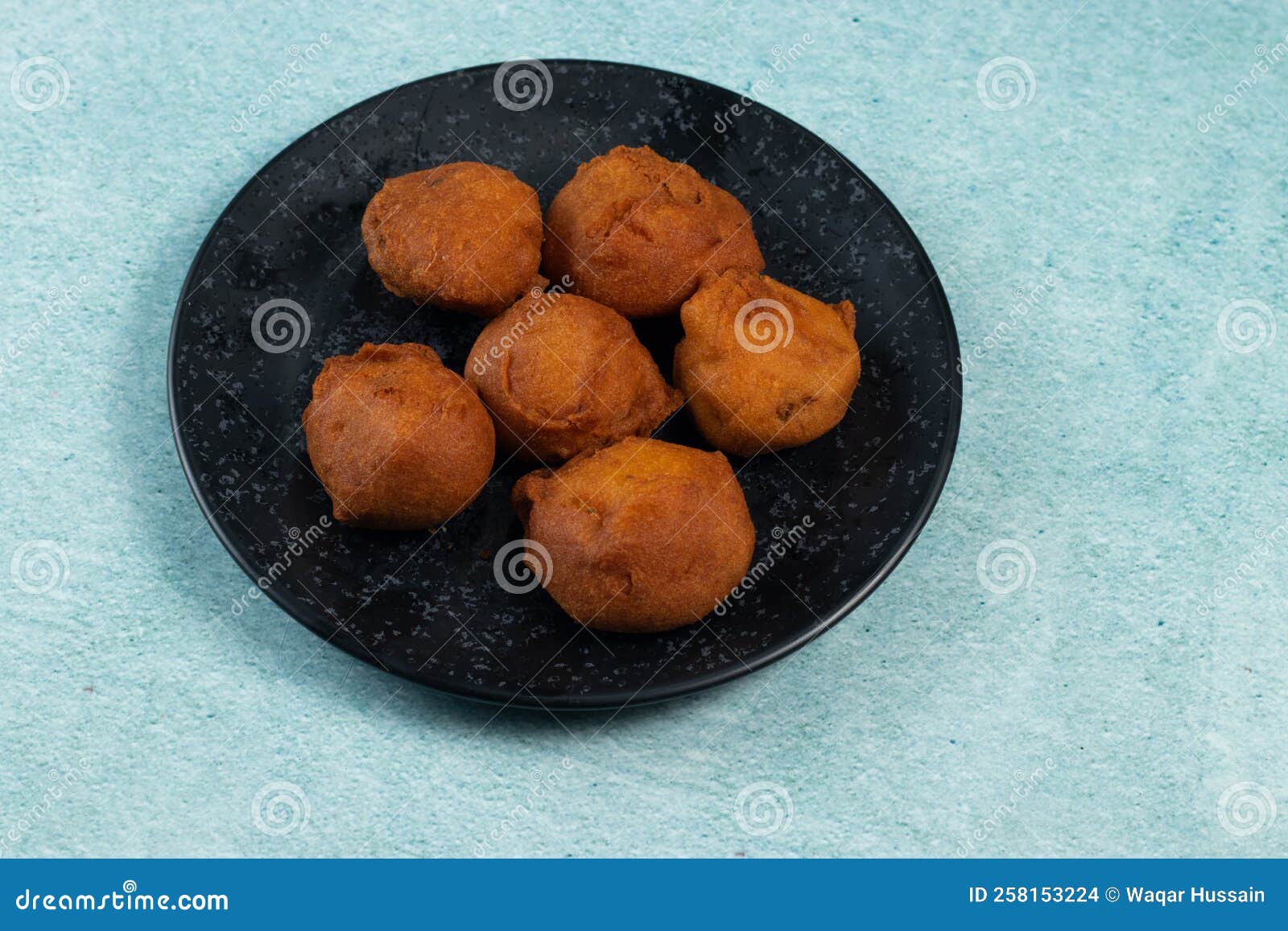 Deep Fried Potato Chop Served in a Dish Isolated on Table Side View ...