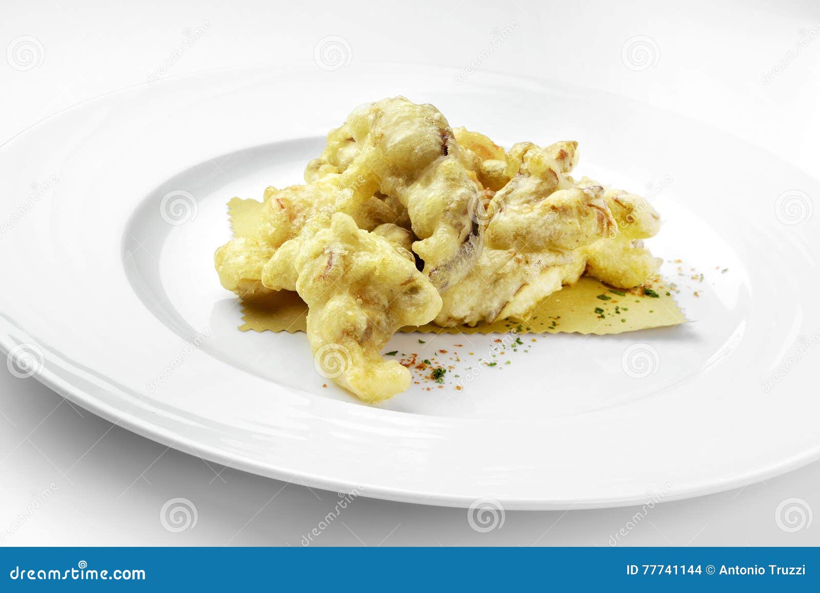 Deep Fried Prawns Porcini Mushrooms Stock Photos - Free & Royalty-Free ...