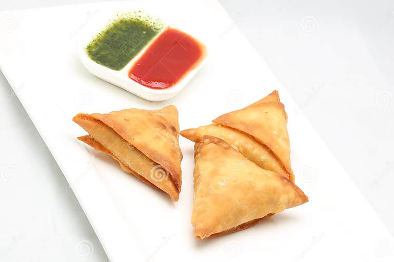 Deep fried Samosa stock photo. Image of deep, bengal - 73399280