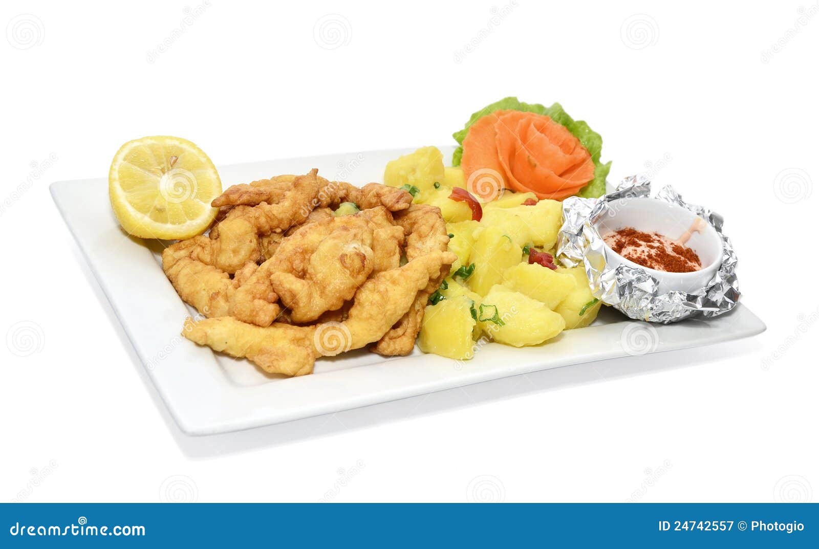 Deep fried Seafood stock image. Image of food, restaurant - 24742557
