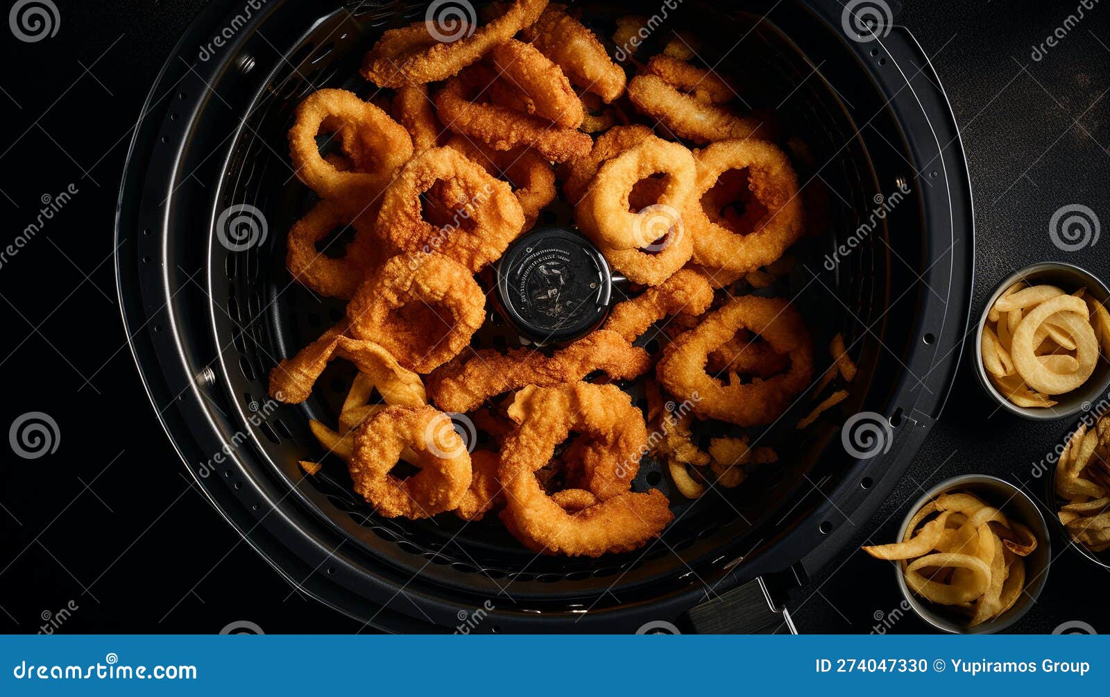 Deep Fried Seafood Stack a Gourmet Indulgence Generated by AI Stock ...