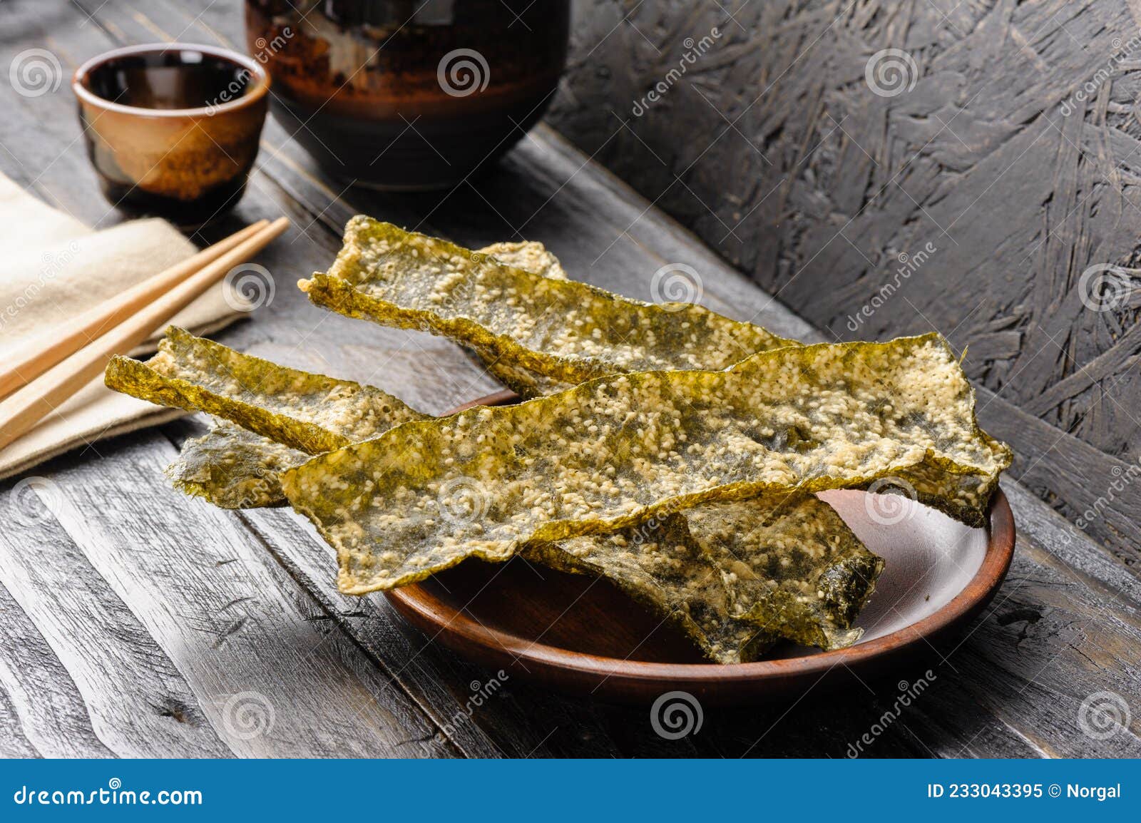 Deep fried seaweed stock image. Image of japanese, sticks - 233043395
