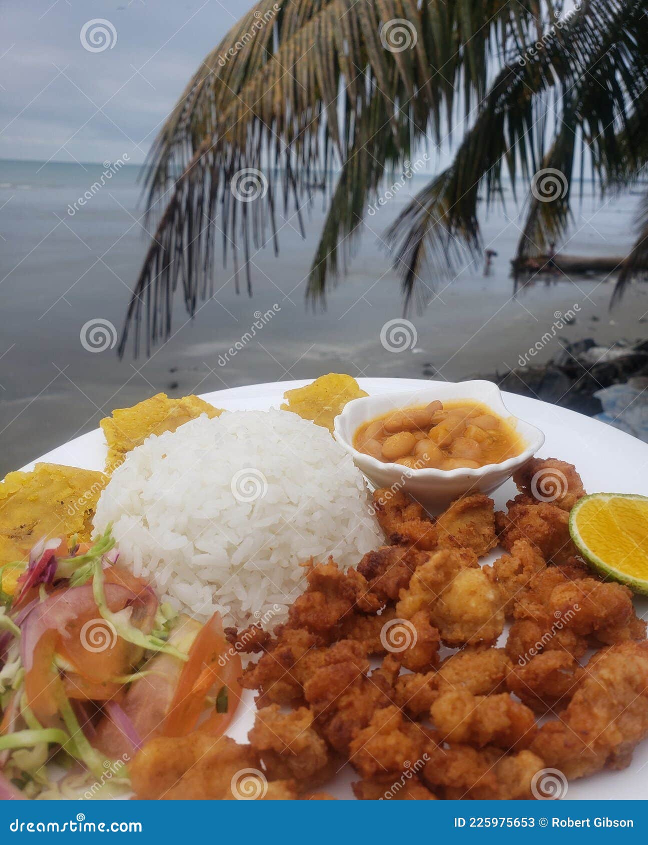 Deep Fried Shrimp is the Best at the Beach Stock Image - Image of beach ...