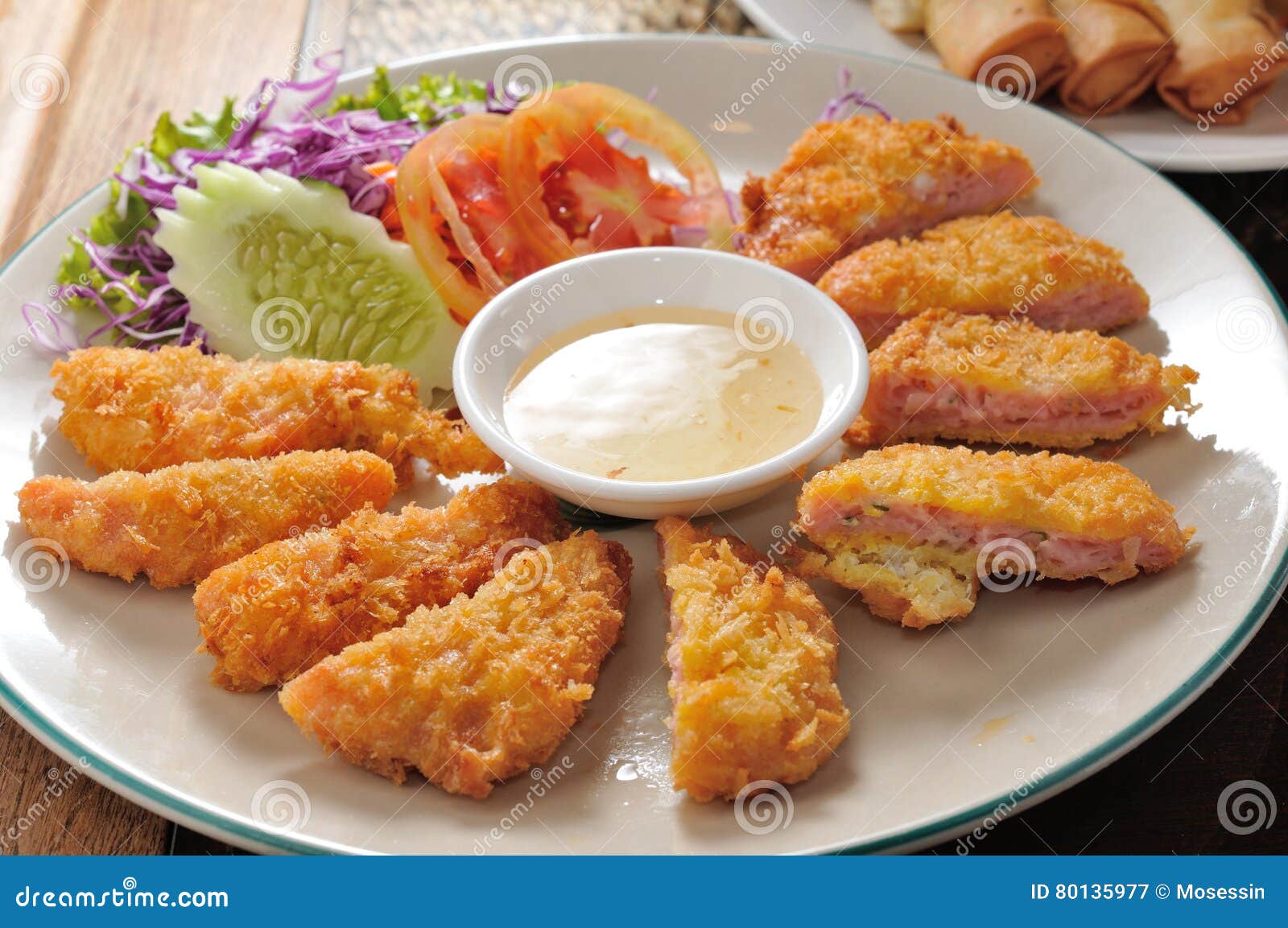 Deep fried shrimp cake stock image. Image of meal, sour - 80135977