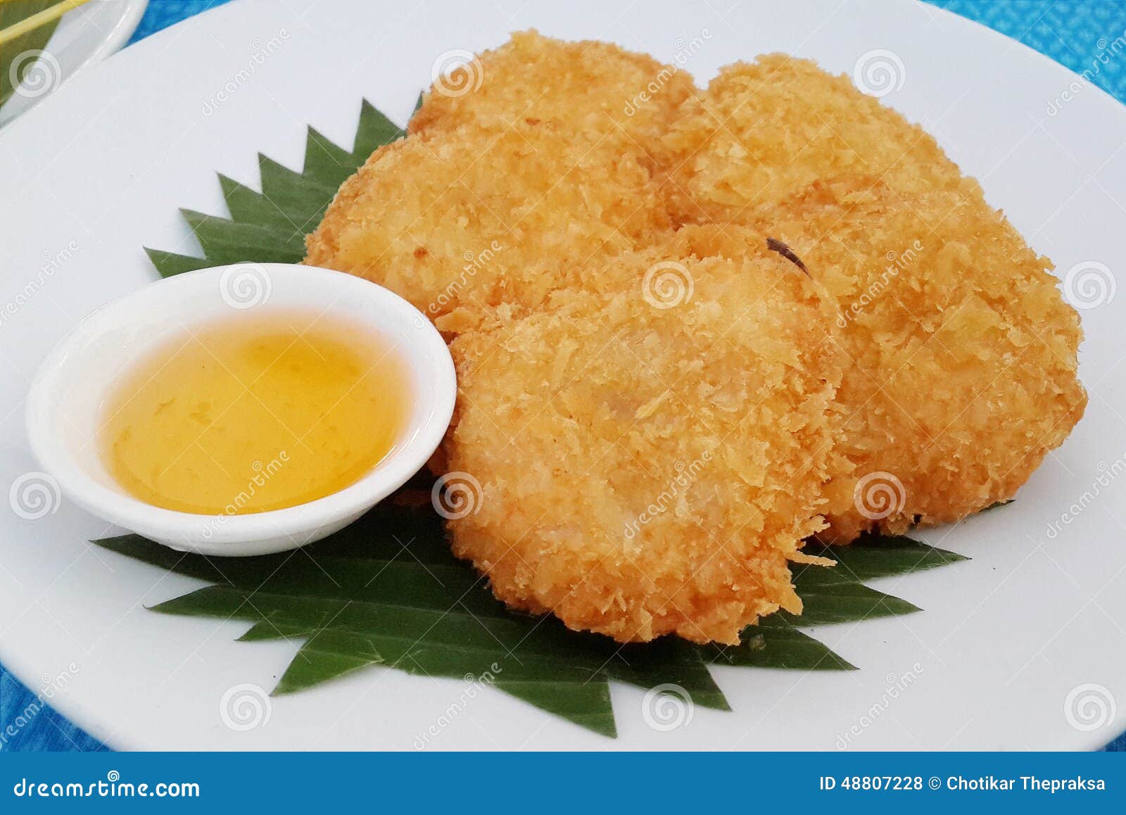 Deep-fried shrimp cakes stock photo. Image of deepfried - 48807228