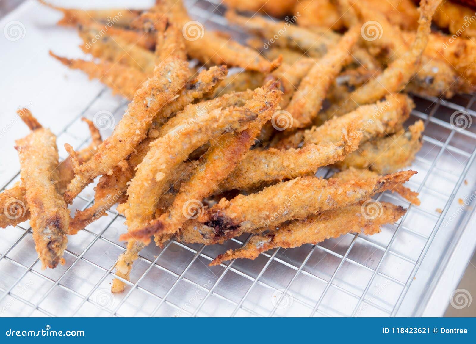 Deep Fried Smelt Fish with Many Eggs Stock Image - Image of style, meal ...