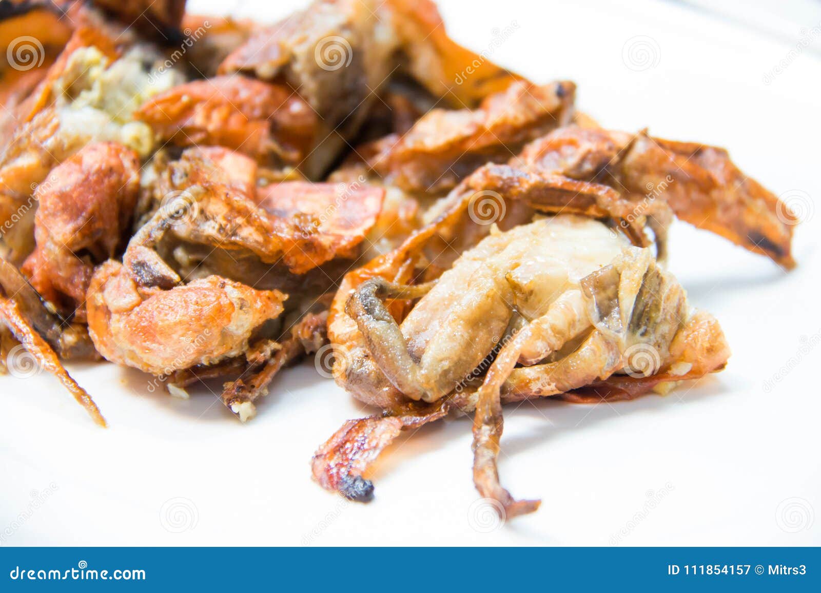Deep fried soft shell crab stock image. Image of dinner - 111854157