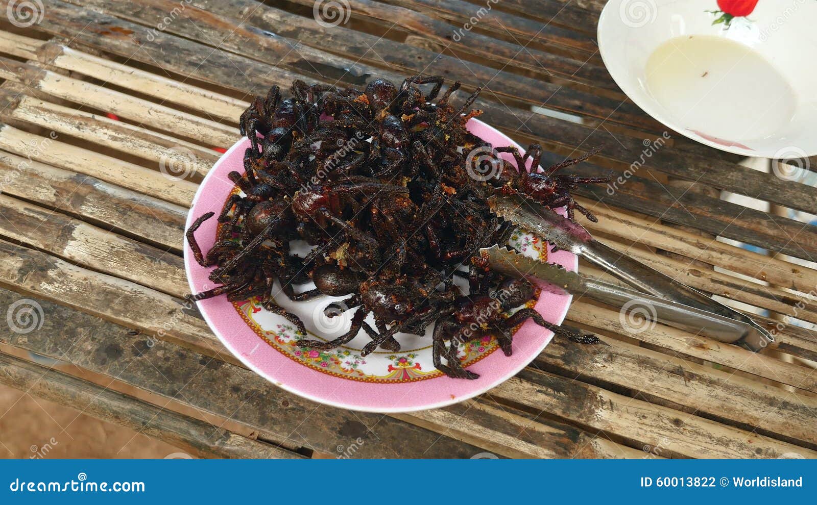 Pile of Deep Fried Tarantulas in a Bowl ( Close-up ) Stock Footage ...