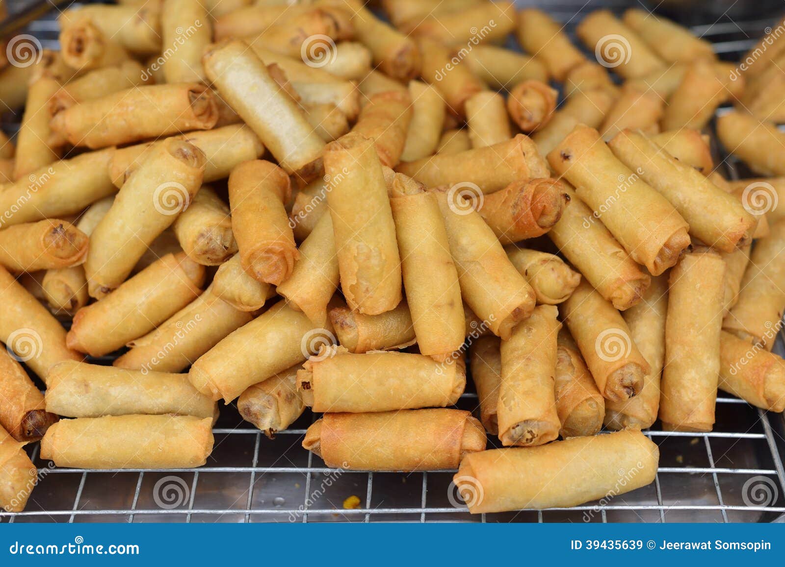 The Deep Fried Spring Rolls Stock Image - Image of food, recipe: 39435639