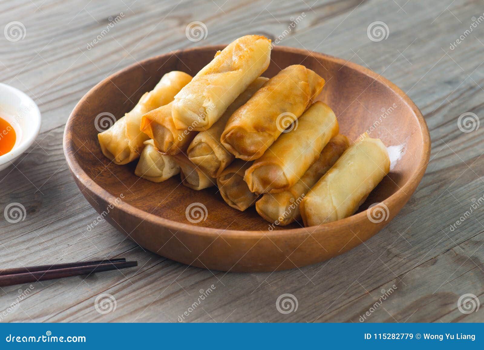 Deep Fried Spring Rolls , Popia Stock Image - Image of traditional ...