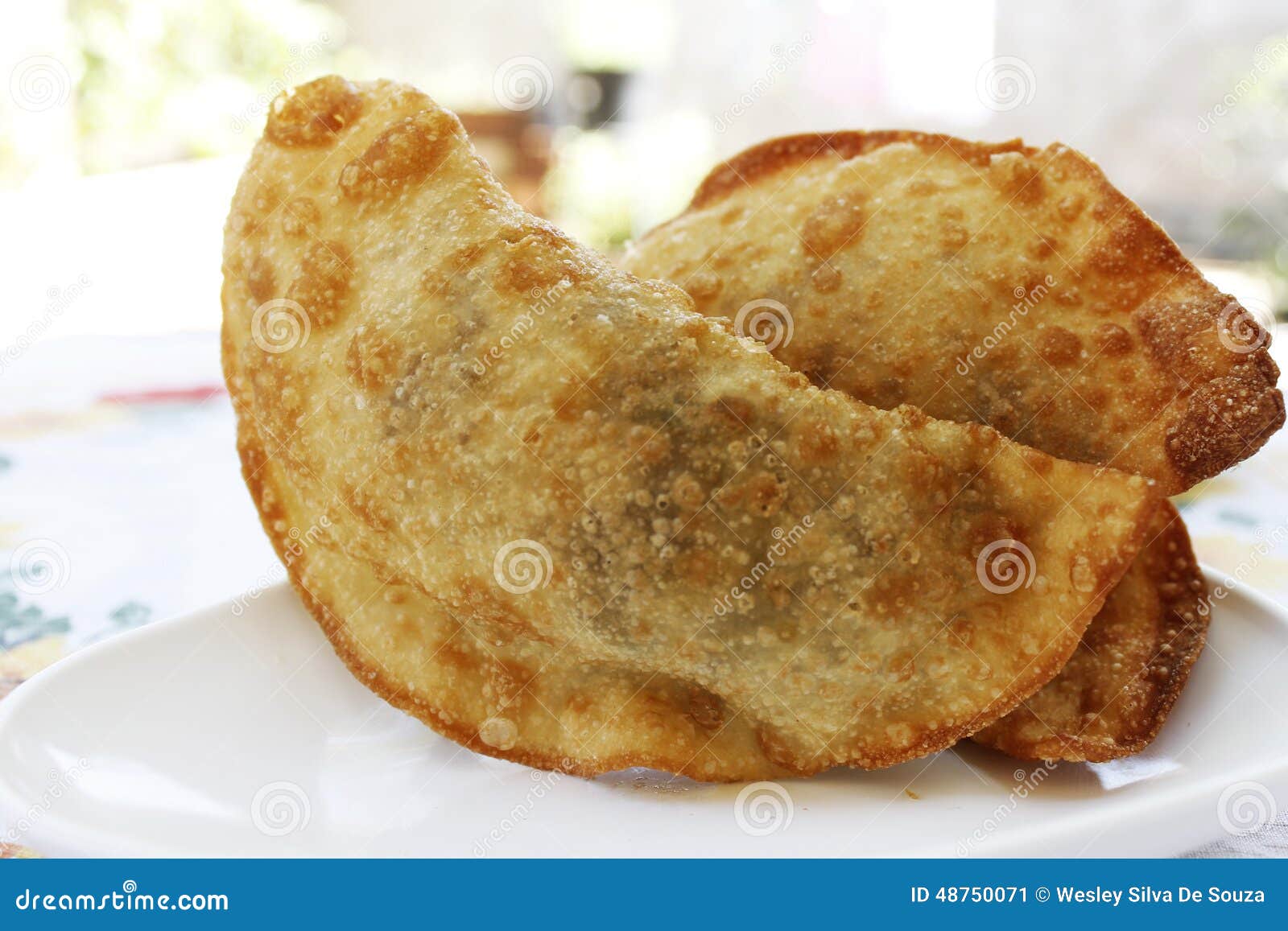 Deep Fried Stuffed Pastry- Food in Brazil Stock Image - Image of ...