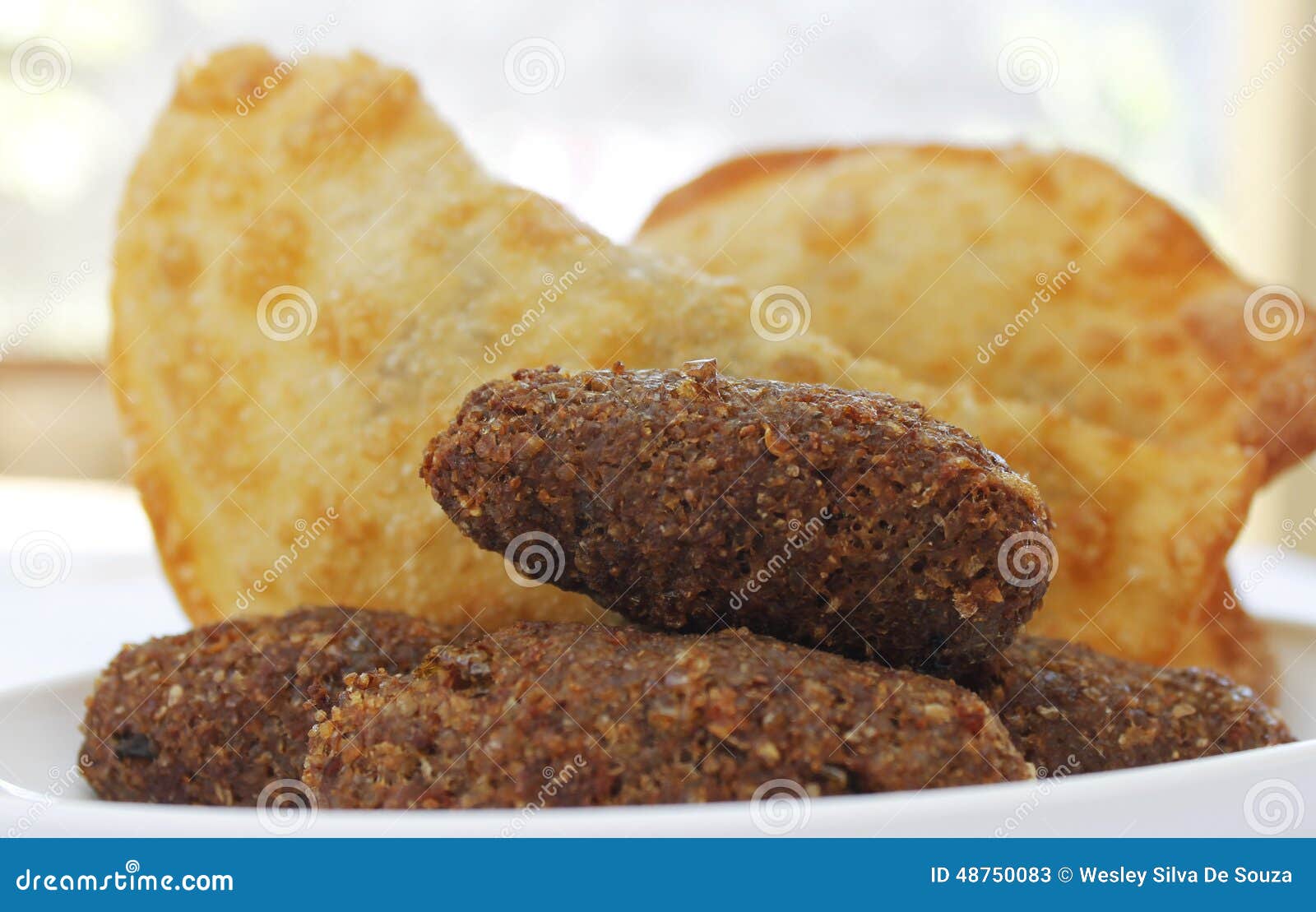 Deep Fried Stuffed Pastry- Food in Brazil Stock Image - Image of ...