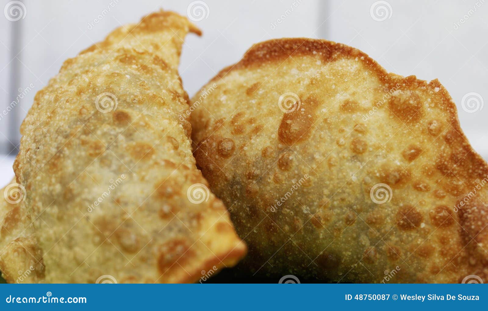 Deep Fried Stuffed Pastry- Food in Brazil Stock Image - Image of filled ...