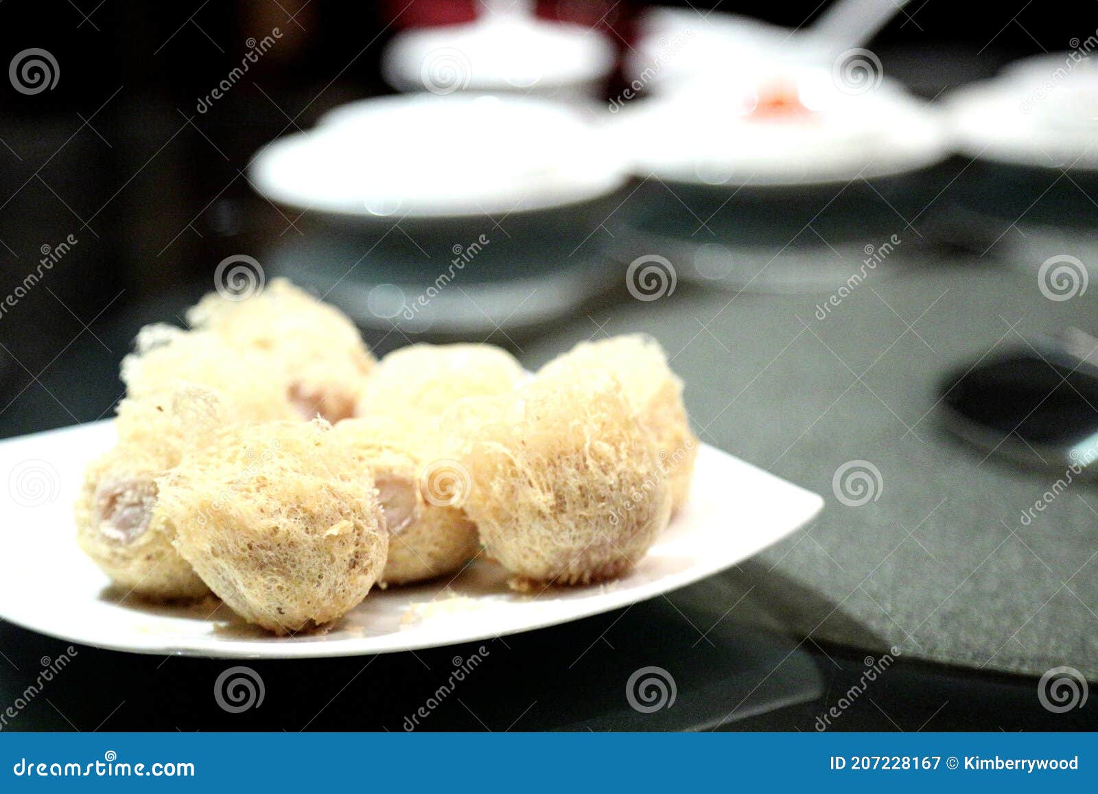 Deep Fried Taro stock image. Image of appetizer, golden - 207228167