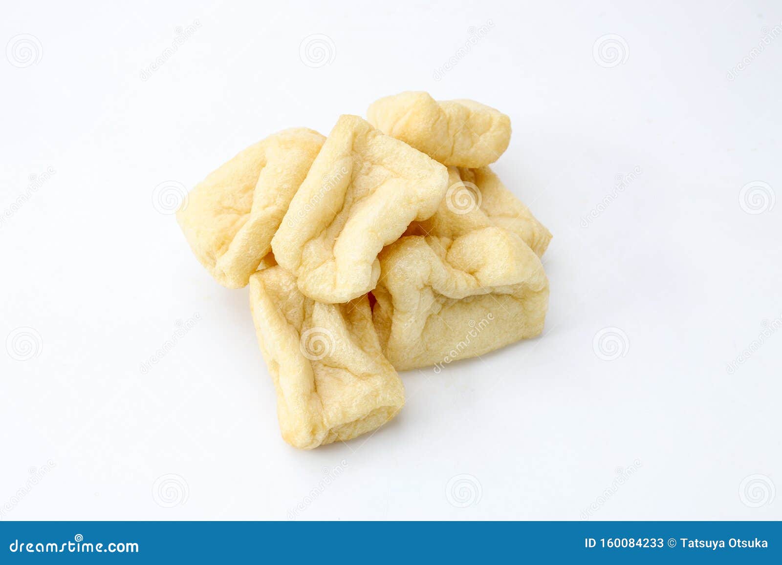Deep Fried Tofus in a White Background Stock Image - Image of isolated ...