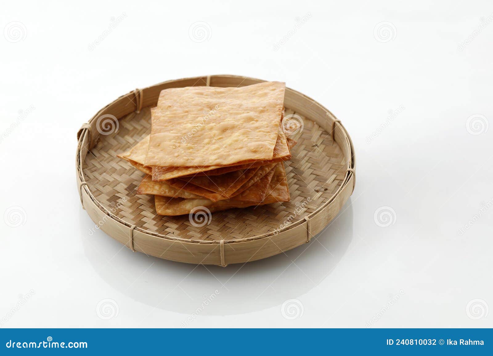Deep Fried Wonton Wrapper Sheet Stock Photo - Image of cuisine, wrap ...