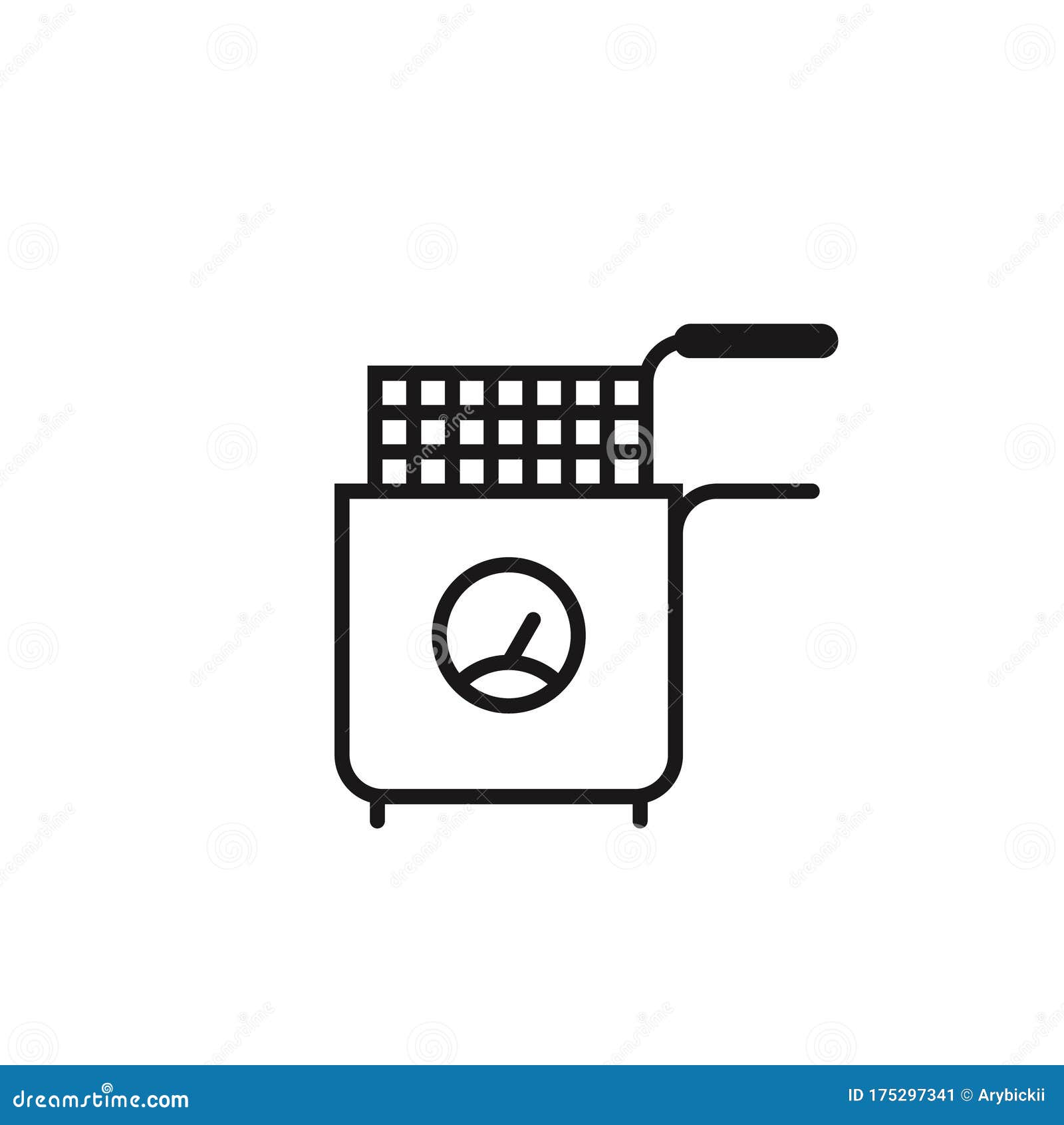 Deep Fryer icon. Vector stock vector. Illustration of isolated - 175297341