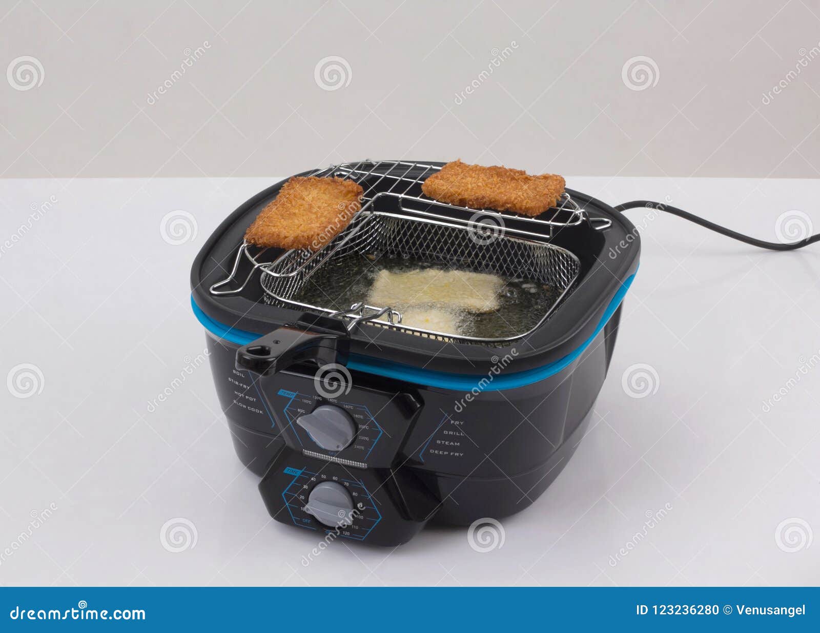 Deep fryer machine stock photo. Image of kitchen, deep - 123236280