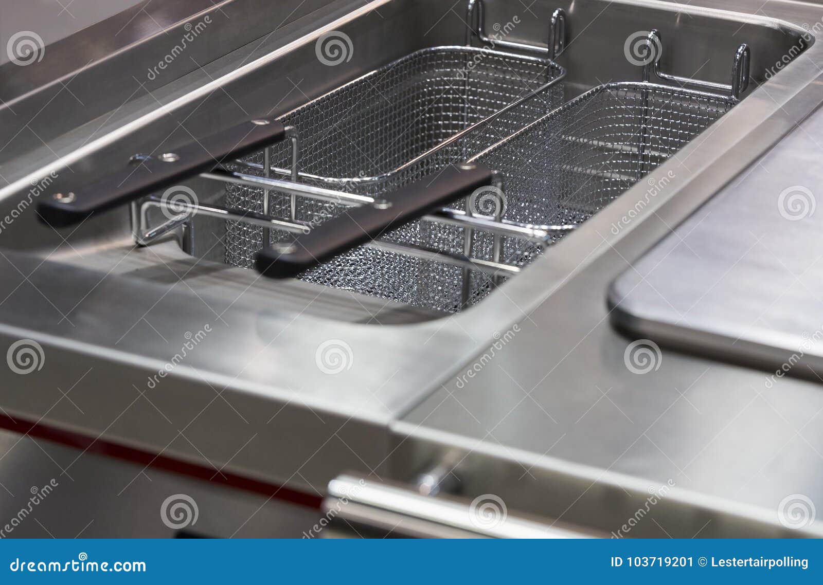 Deep Frying Surface for Cooking Stock Image - Image of busy, fast ...