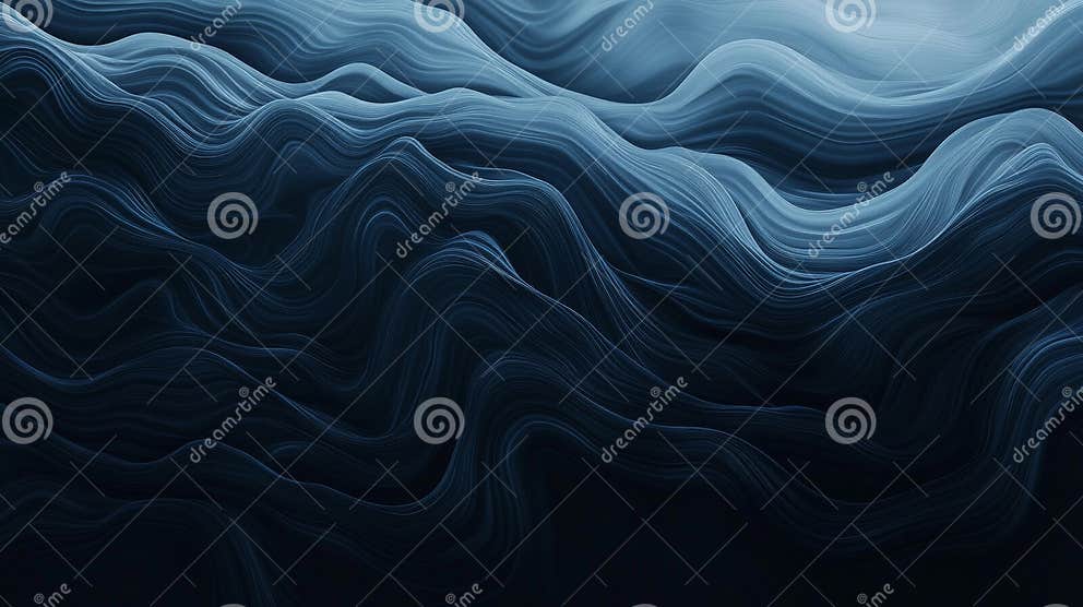 A Deep Gradient of Dark Navy Transitioning into Pale Blue, with Subtle ...