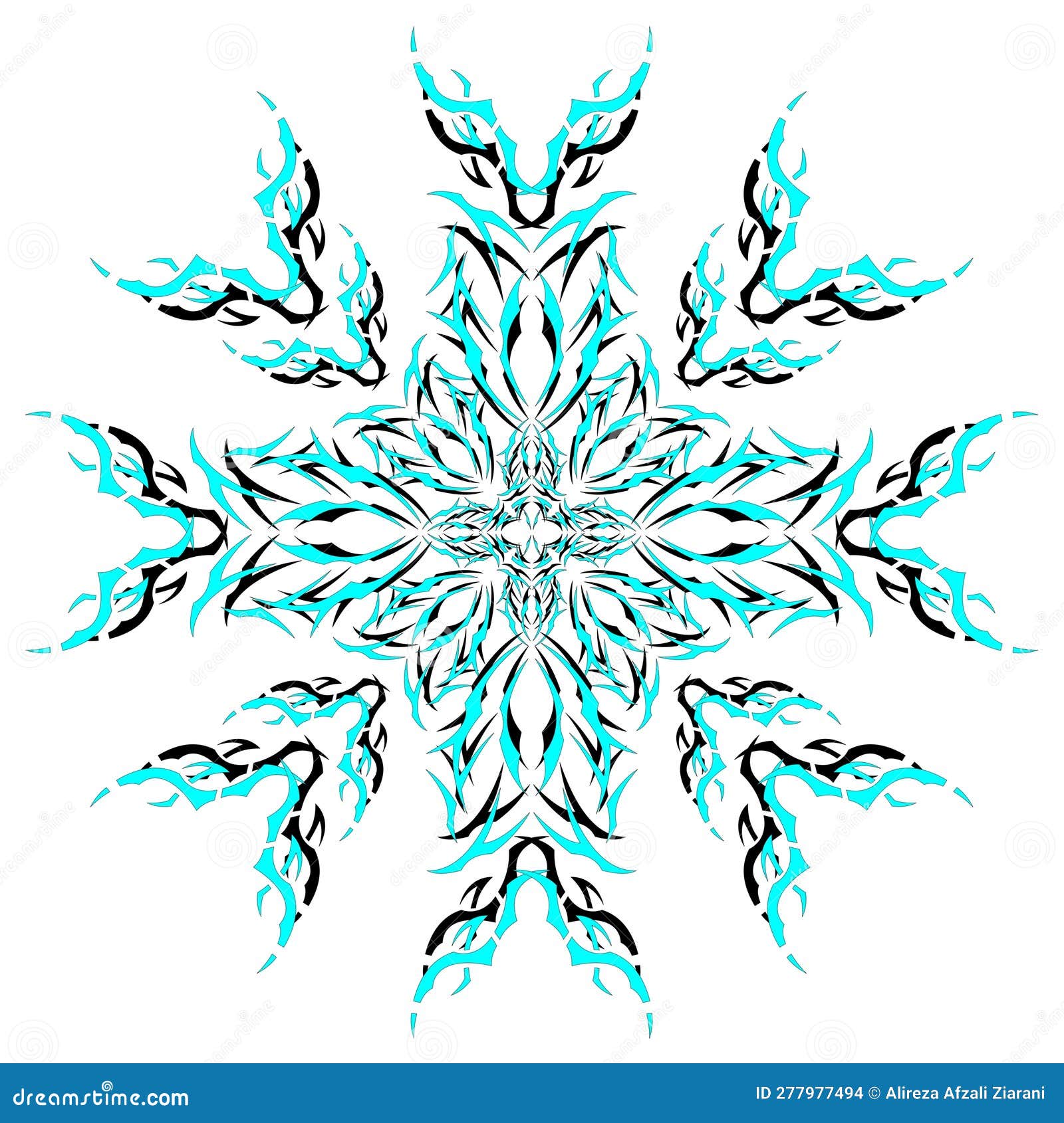 Deep Graphic Pattern Design in White Space . Stock Illustration ...