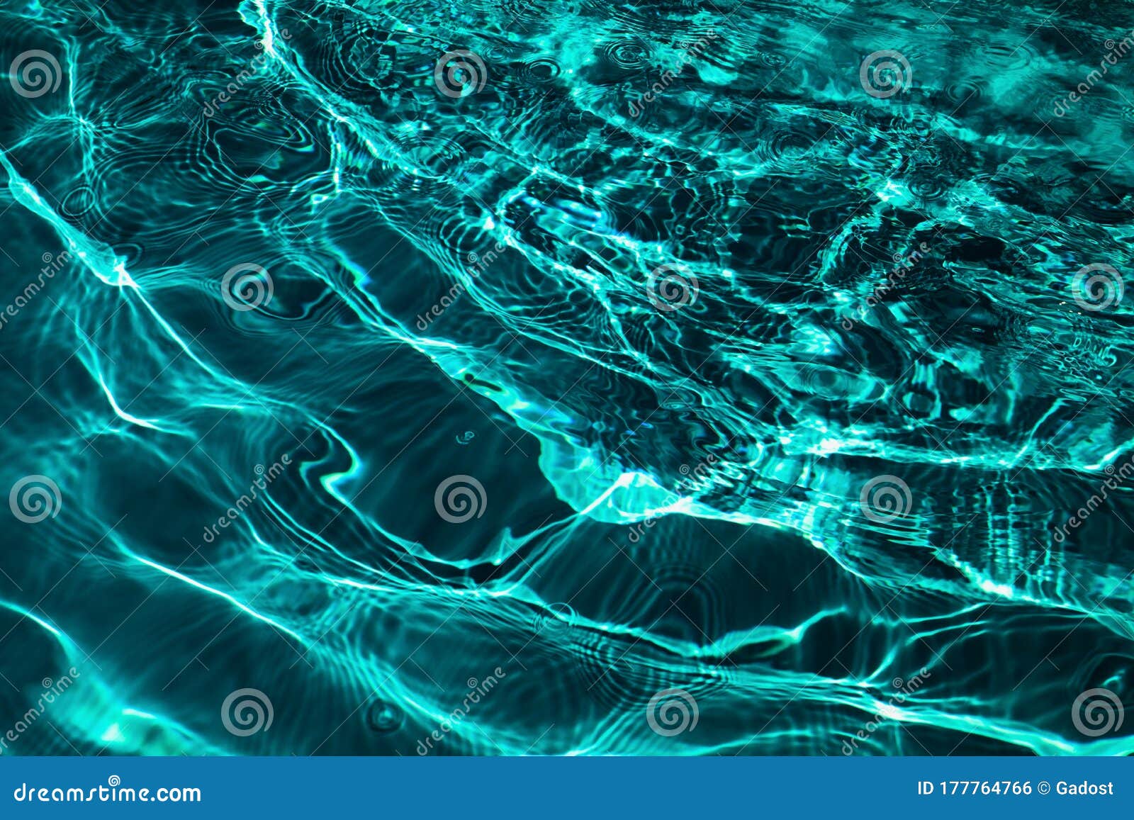 Deep Green Emerald Colored Water Surface Texture Stock Photo - Image of ...
