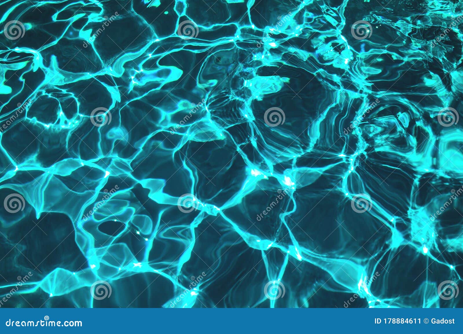 Deep Green Emerald Colored Water Surface Texture Stock Image - Image of ...
