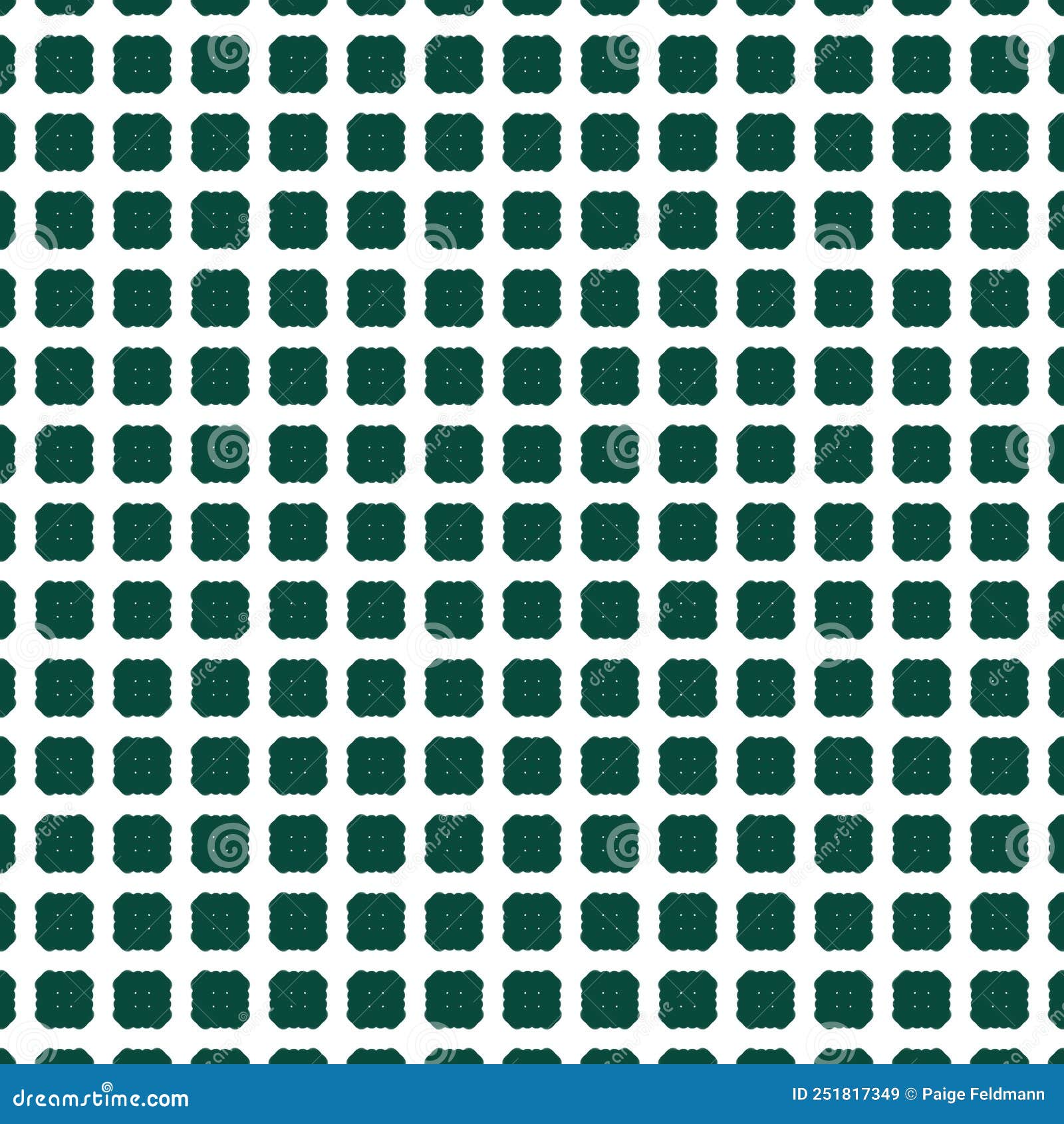 Deep Green Square Pattern Wallpaper Graphic Stock Illustration ...