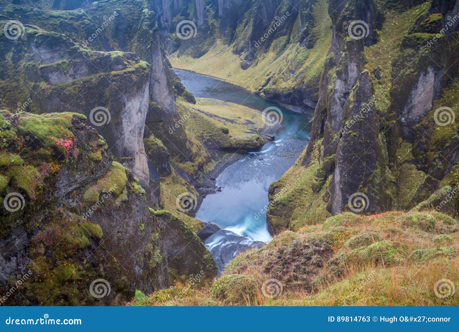 Deep Icelandic Gorge stock image. Image of canyon, barren - 89814763