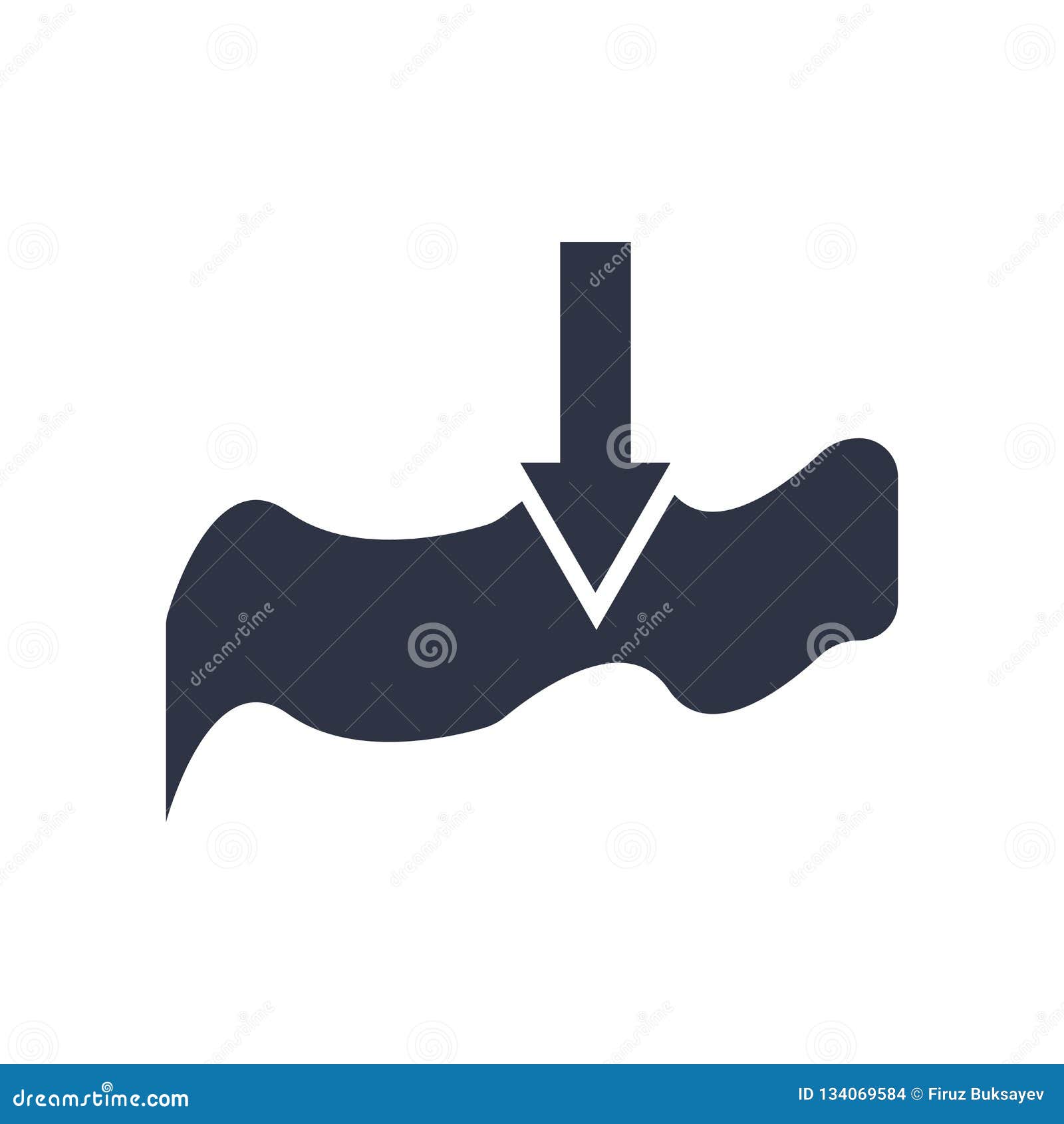 Deep Icon Vector Sign And Symbol Isolated On White Background, Deep ...