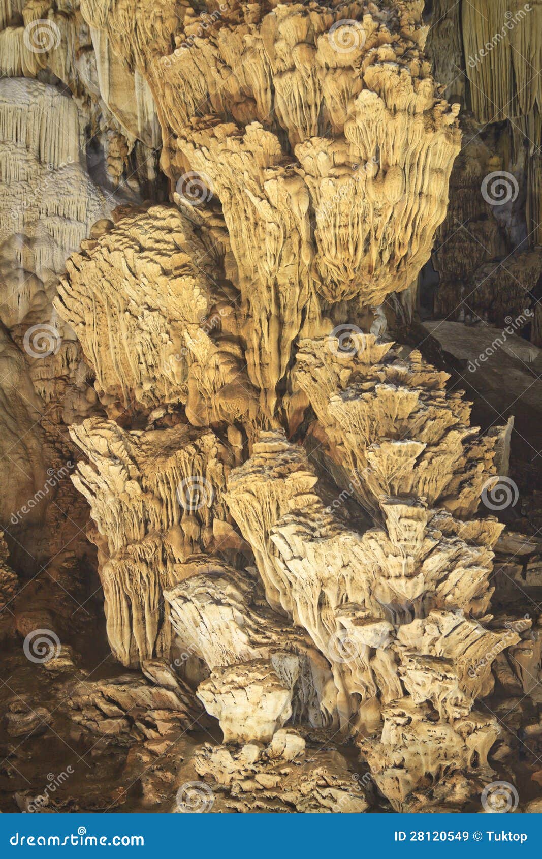 Deep inside cave stock image. Image of exploration, landmark - 28120549
