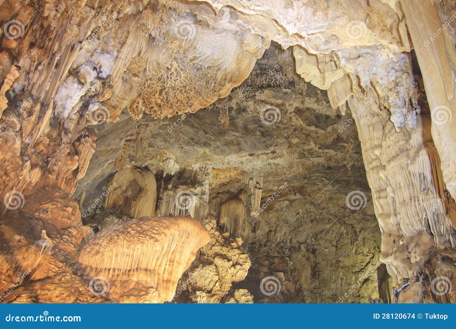 Deep inside cave stock photo. Image of grotto, surrounding - 28120674