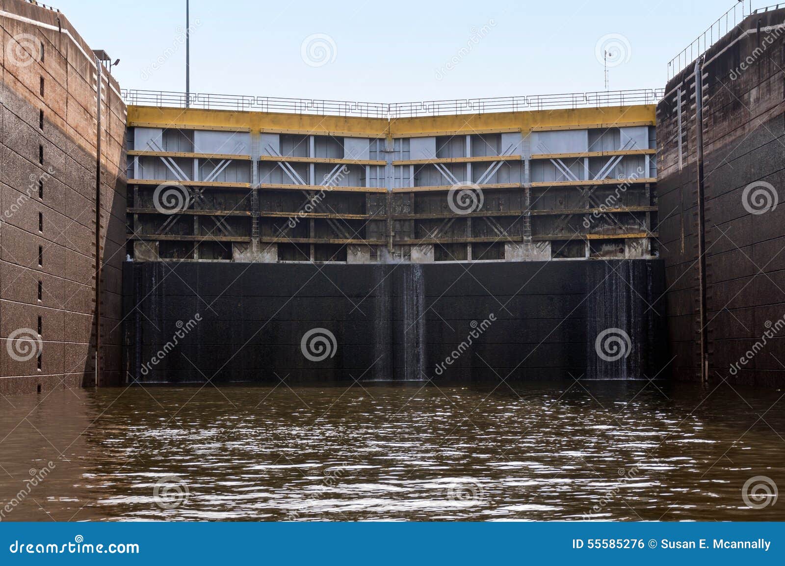 Deep Inside a Lock stock photo. Image of canal, transport - 55585276