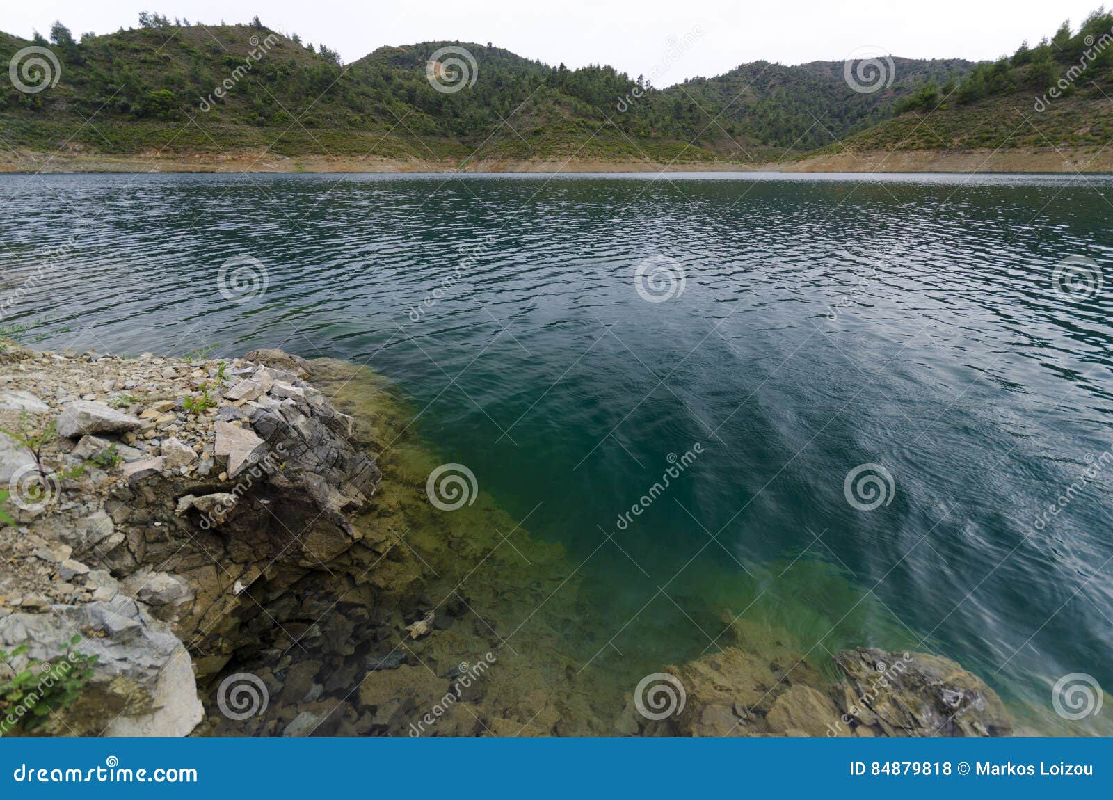Deep Lake stock photo. Image of mountain, water, lake - 84879818