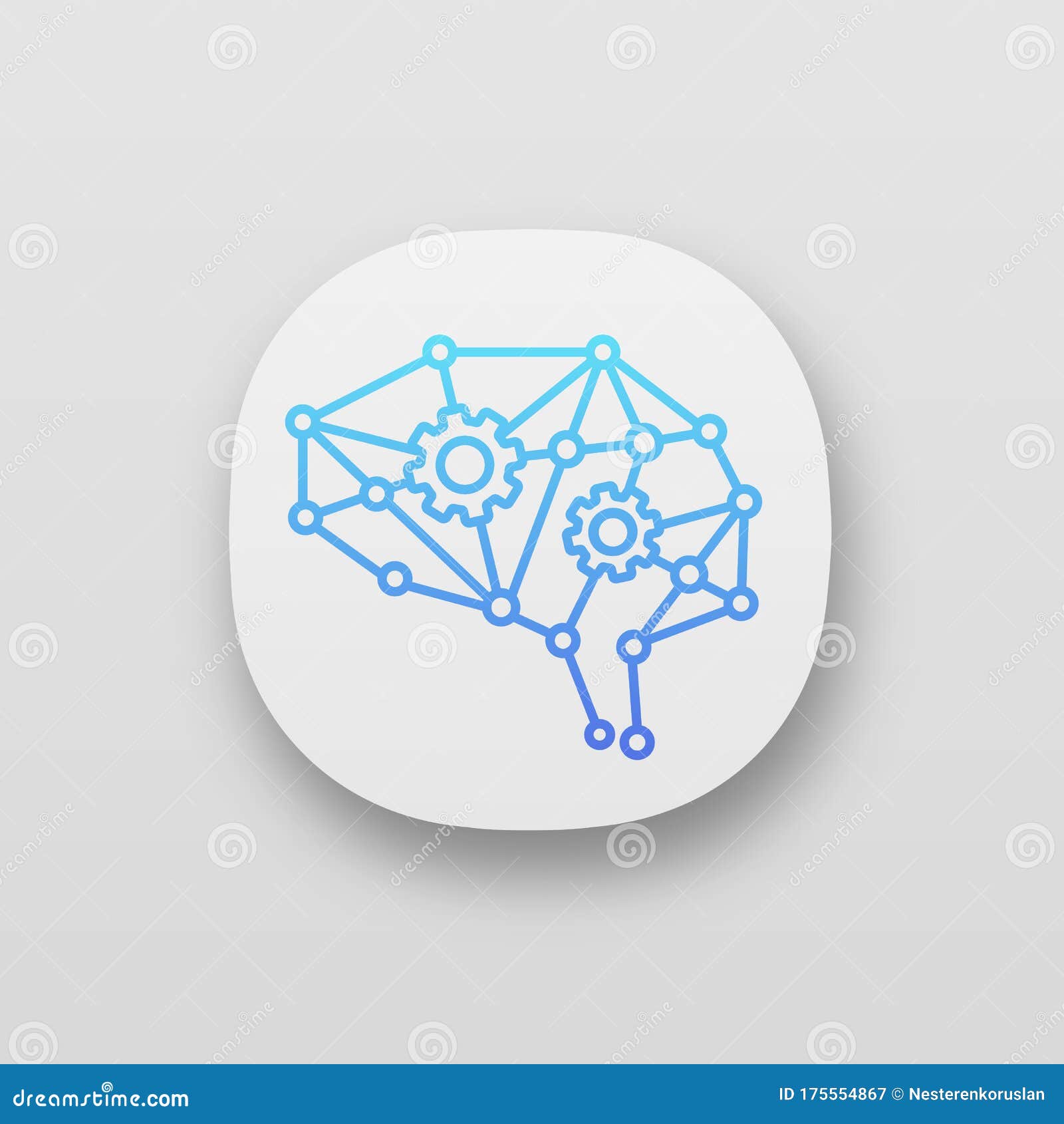 Deep learning AI app icon stock vector. Illustration of logo - 175554867 Deep learning AI app icon stock vector. Illustration of logo - 175554867