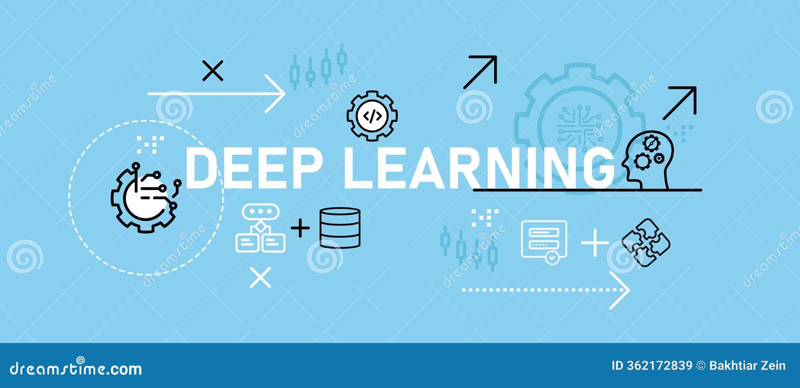 Deep Learning AI Artificial Intelligence System Conceptual Database Smart Technology Programming ...