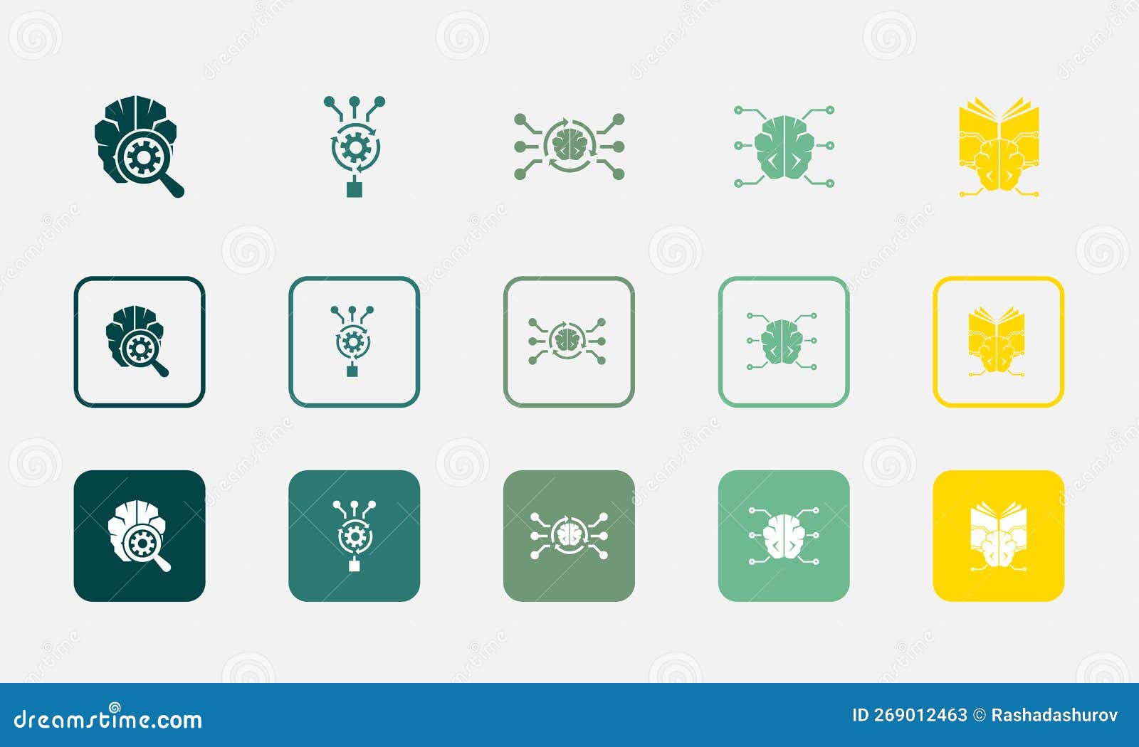 Deep Learning, Algorithm, Neural Network Stock Vector - Illustration of ...