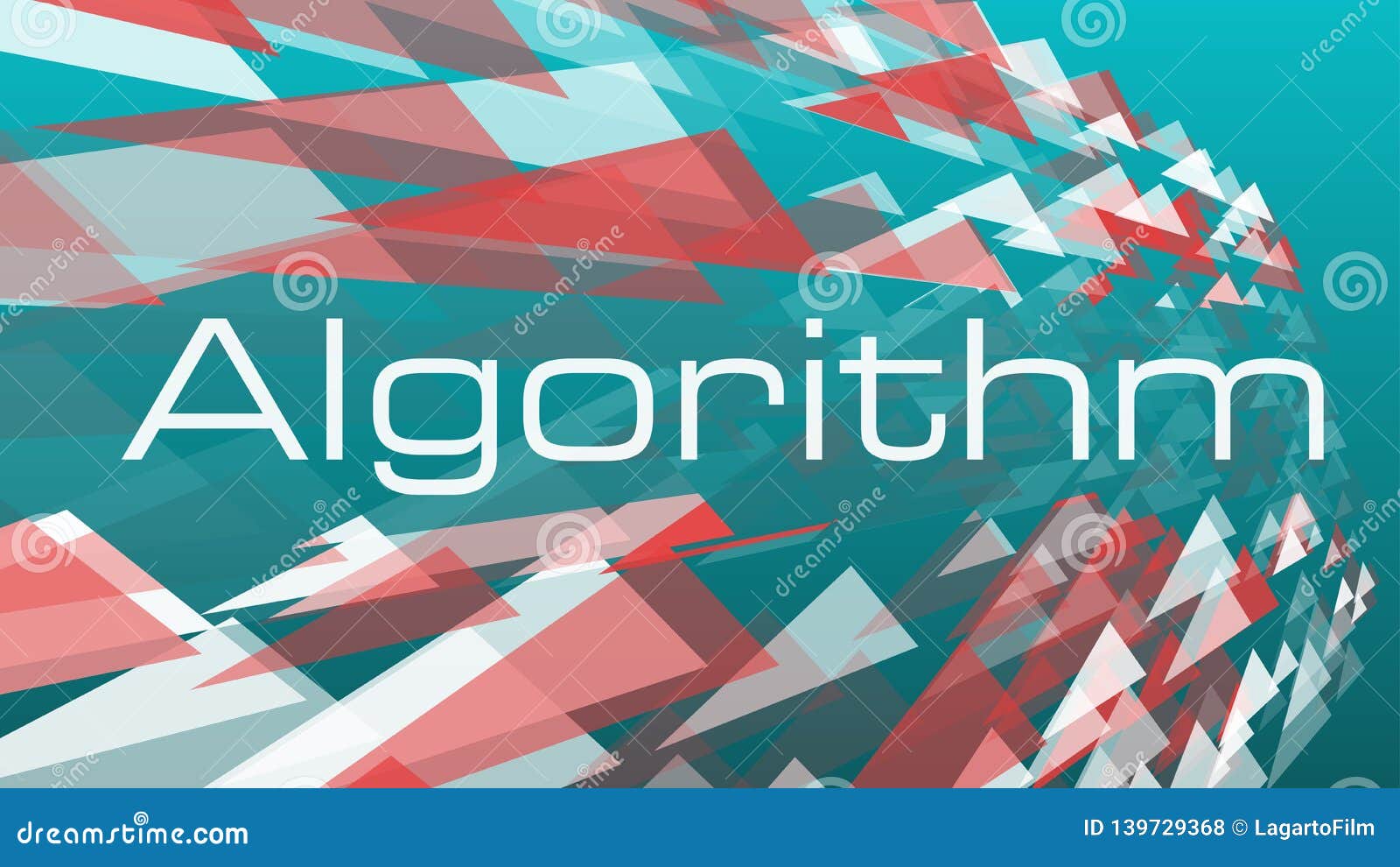 Deep Learning Algorithm Vector Concept, Triangles Abstract Shapes Background Stock Vector ...