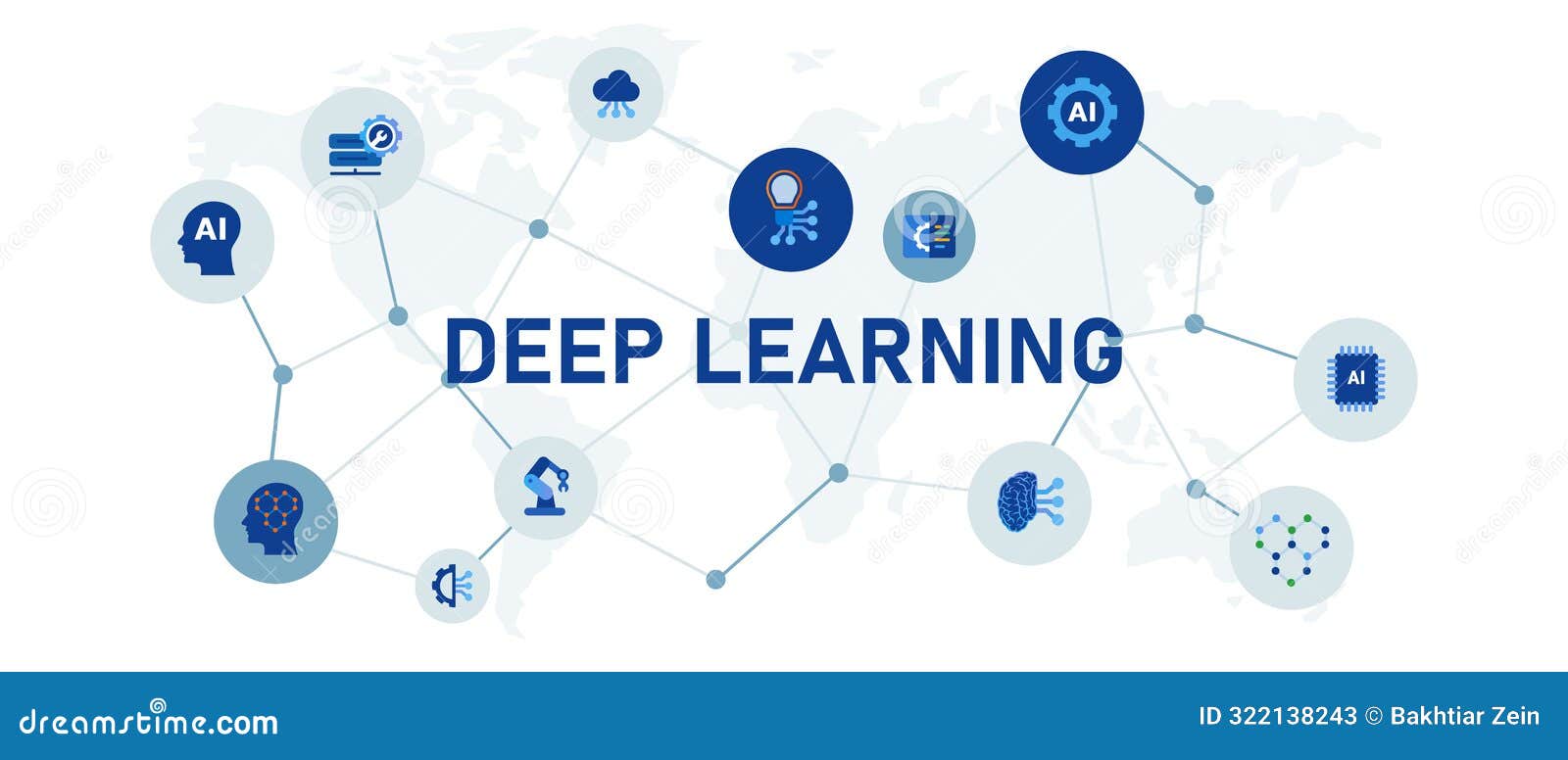 Deep Learning Artificial Intelligence Brain Technology Digital Future ... Deep Learning Artificial Intelligence Brain Technology Digital Future ...