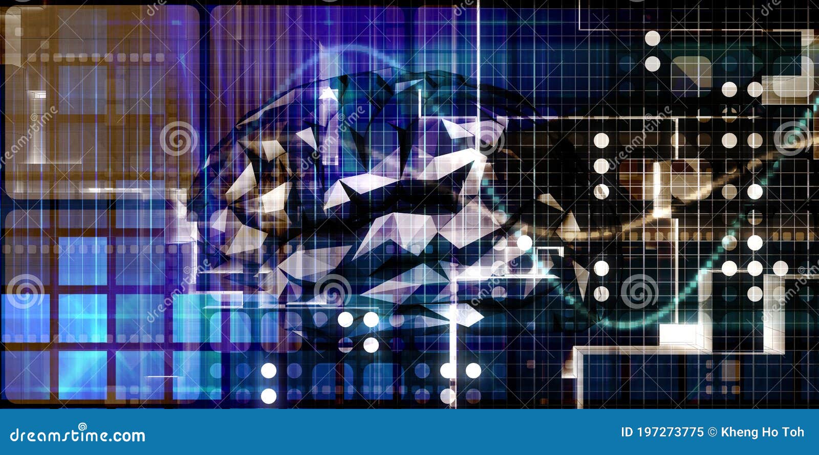 Deep Learning stock illustration. Illustration of machine - 197273775