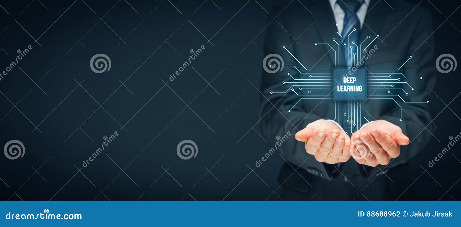 Deep learning concept stock photo. Image of future, artificial - 88688962