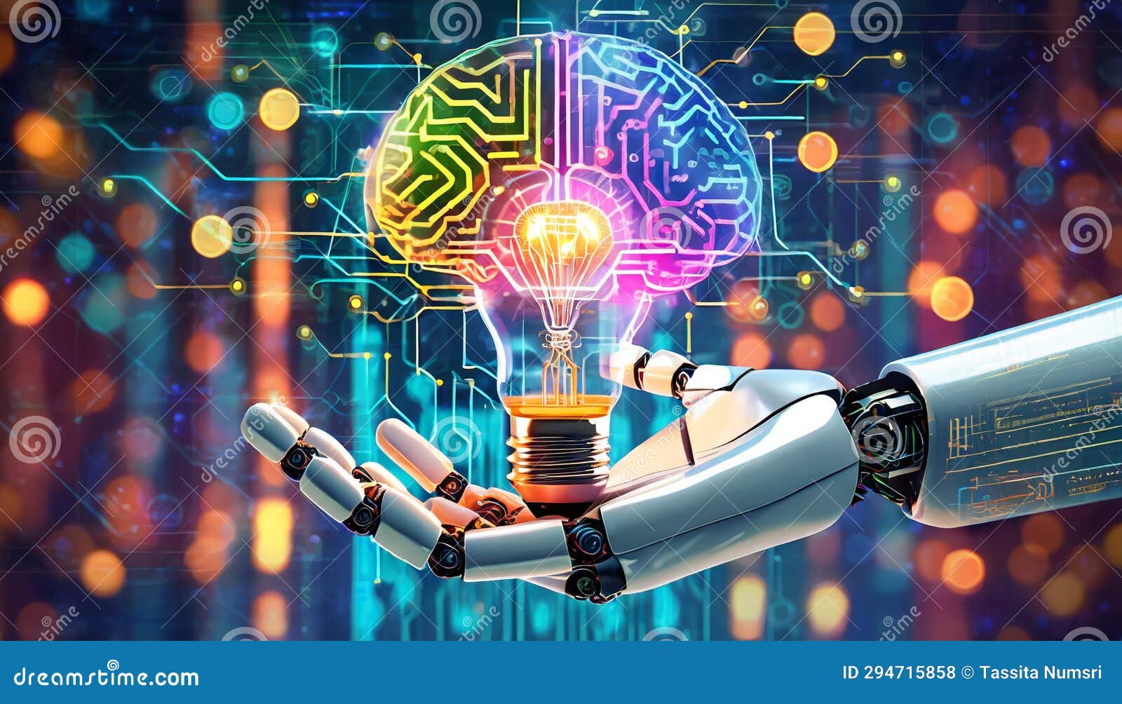 Deep Learning, Innovation Science and Technology Stock Illustration ...