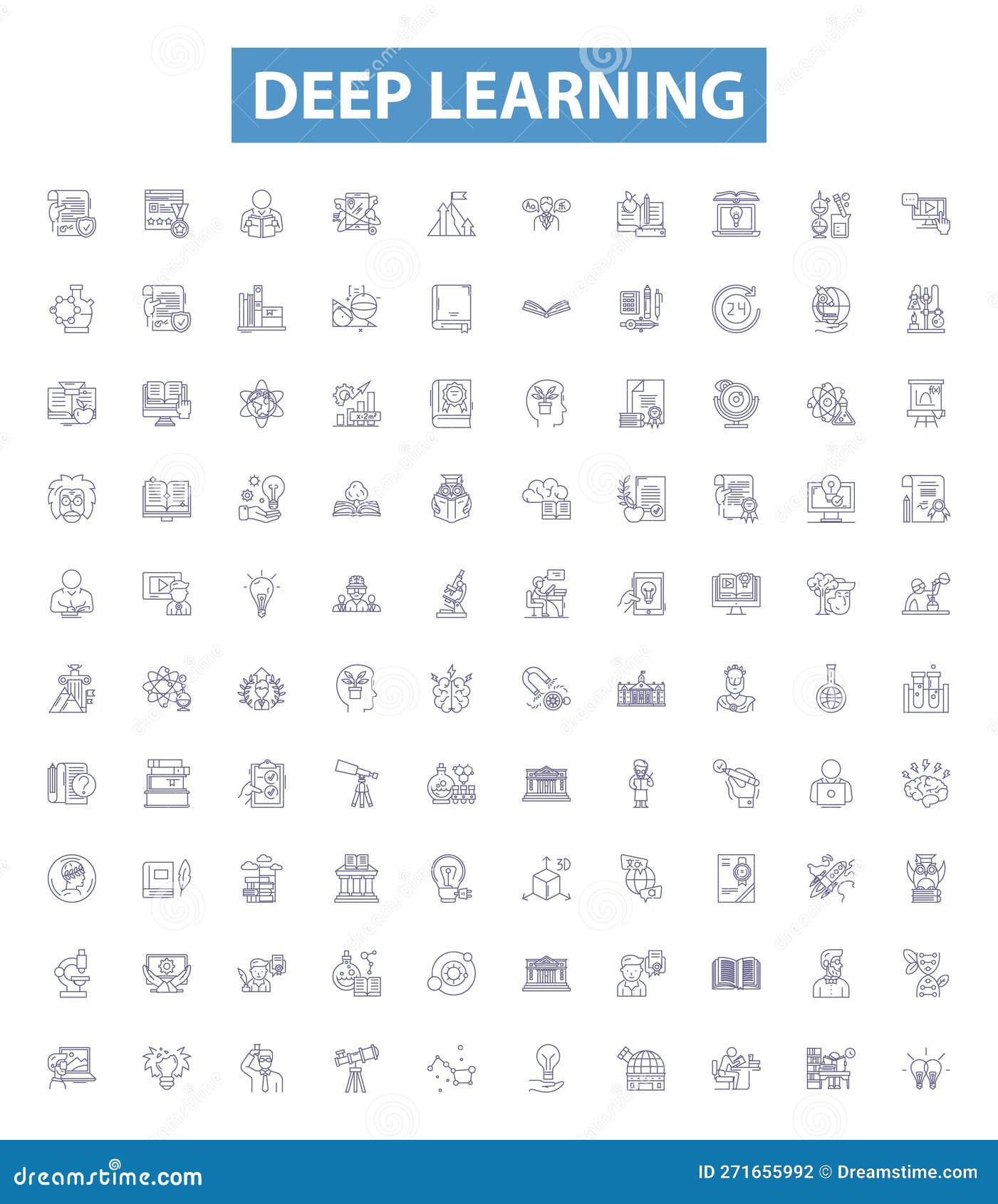 Deep Learning Line Icons, Signs Set. Deep Learning, Neural Networks ... Deep Learning Line Icons, Signs Set. Deep Learning, Neural Networks ...