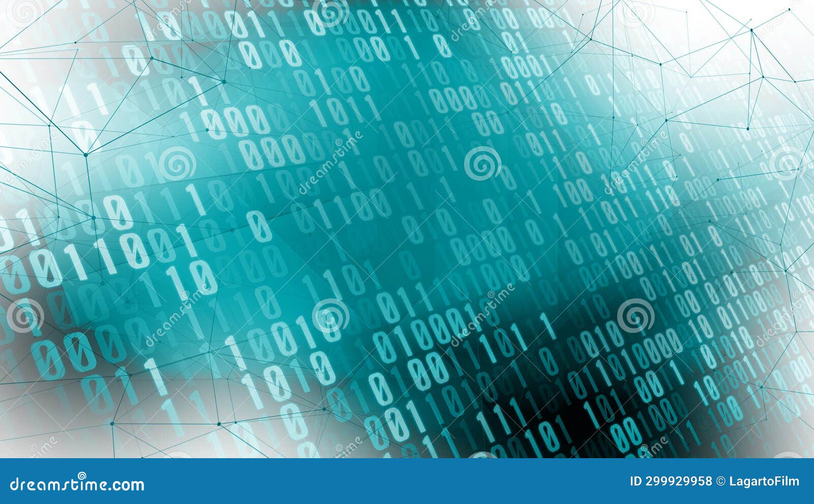 Deep Learning In Machine Learning And Artificial Intelligence Connected Binary Code, Neural ...