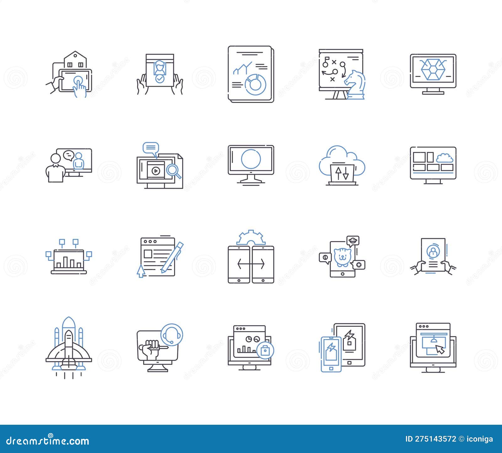 Deep Learning Outline Icons Collection Deep Learning Neural Networks Ai Machine Computer