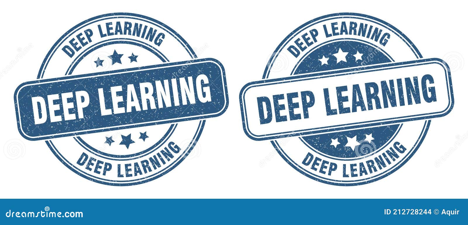 Deep Learning Stamp. Deep Learning Label. Round Grunge Sign Stock ...